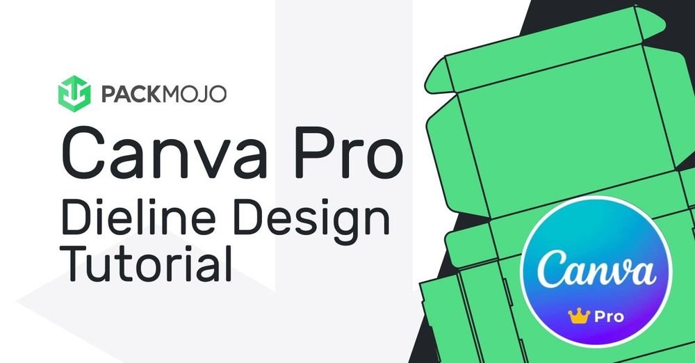 Dieline Design on Canva Tutorial | PackMojo