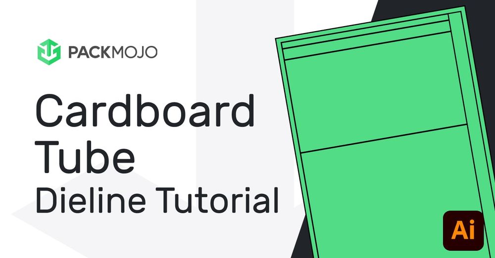 Cardboard Tube Dieline Design Tutorial | PackMojo