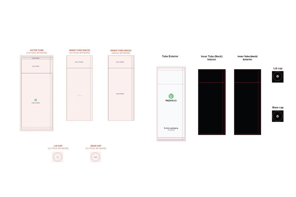 Cardboard Tube Dieline Design Tutorial | PackMojo