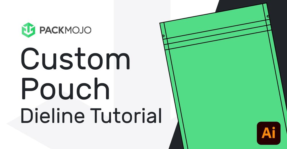 Custom Pouch Dieline Design Tutorial | PackMojo