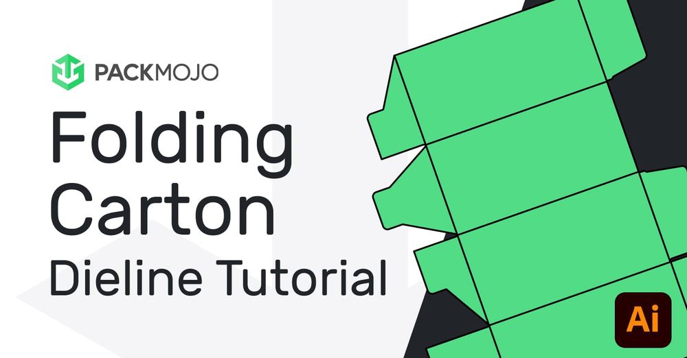 Folding Carton Box Dieline Design Tutorial | PackMojo