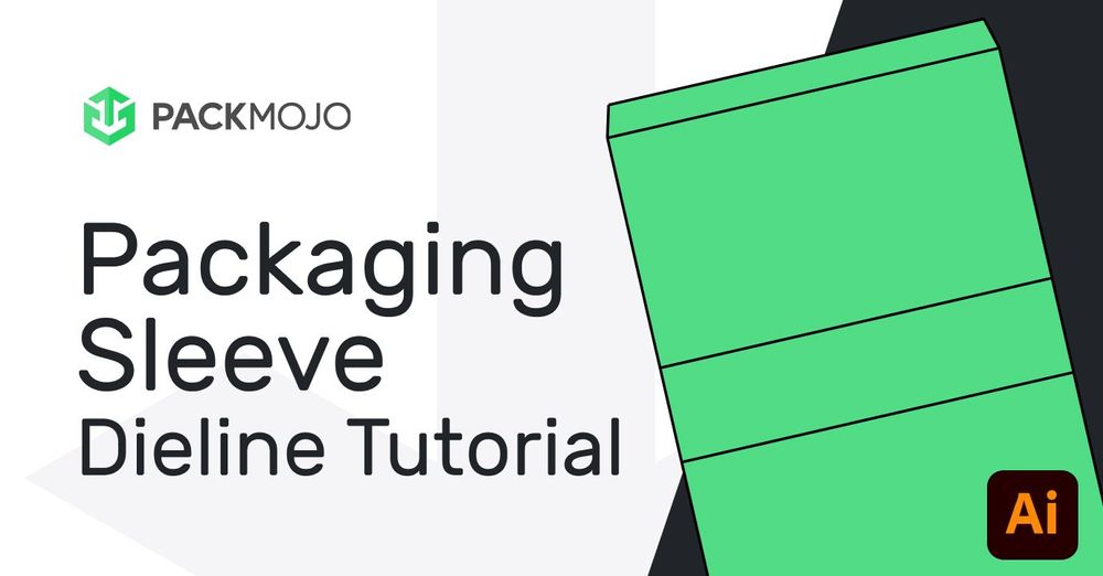 Packaging Sleeve Dieline Design Tutorial | PackMojo
