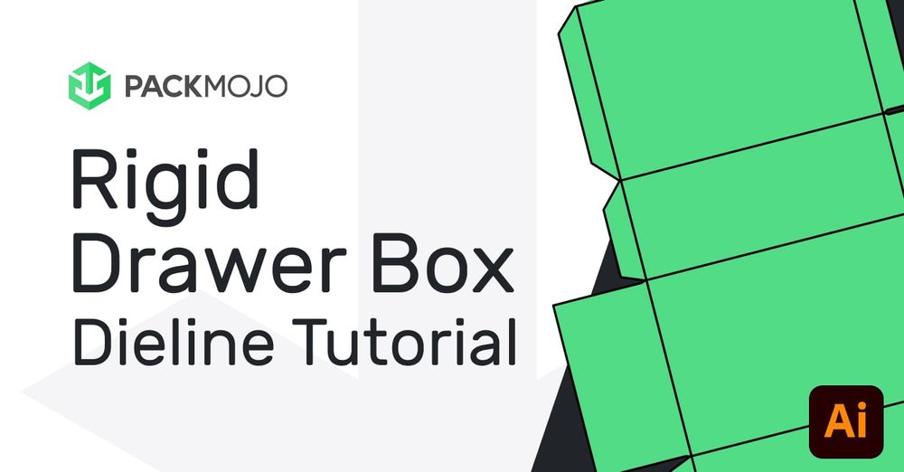 Rigid Drawer Box Dieline Design Tutorial | PackMojo
