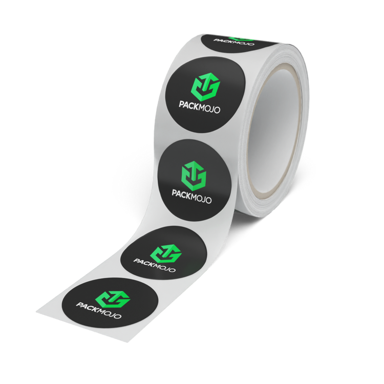Custom Packaging Stickers & Bulk Sticker Labels | PackMojo