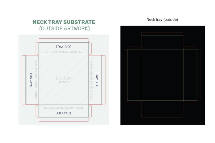 Shoulder & Neck Rigid Box Dieline Design Tutorial | PackMojo