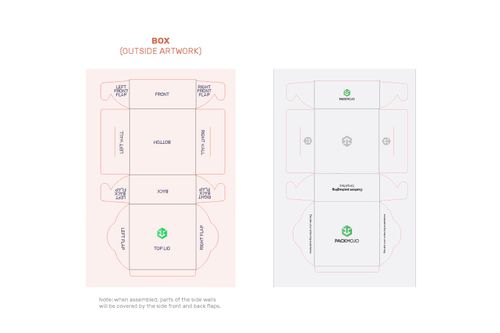 Cake Box Dieline Design Tutorial | PackMojo