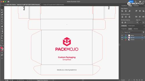 Mailer Box Dieline Design Tutorial | PackMojo