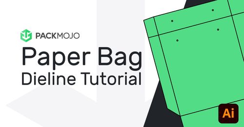 Paper Bag Dieline Design Tutorial | PackMojo