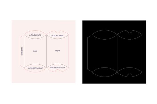 Pillow Box Dieline Design Tutorial | PackMojo